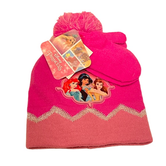 Disney | Accessories | Disney Princess Hat And Gloves Set | Poshmark